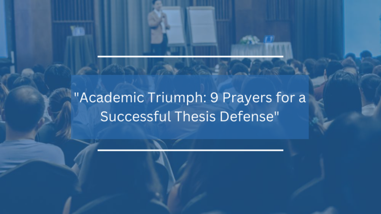 9 Prayers for a Thesis Defense